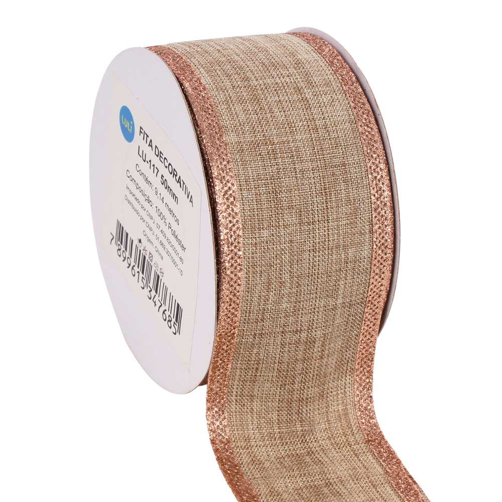 Fita Natalina Aramada Luli LU-117 - Maluli Armarinhos