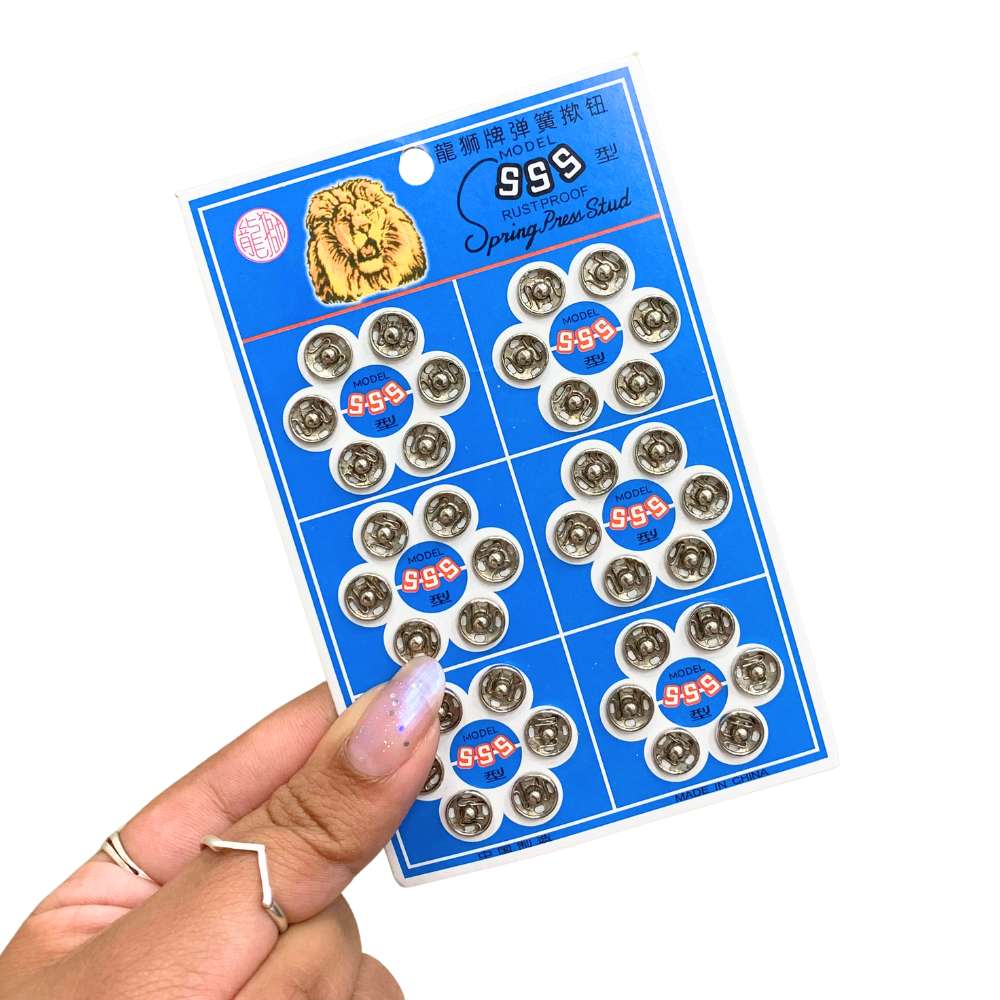 Colchete de Pressao de Metal - Maluli Armarinhos