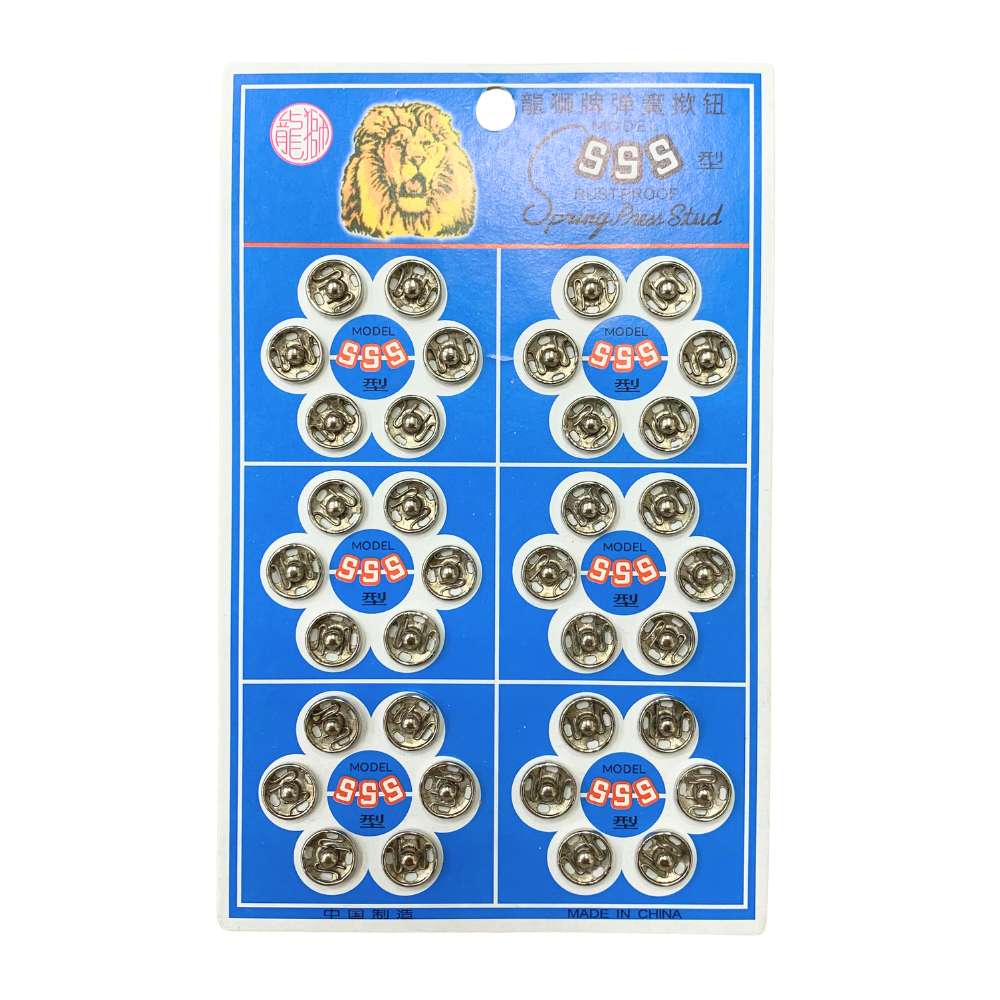 Colchete de Pressao de Metal - Maluli Armarinhos