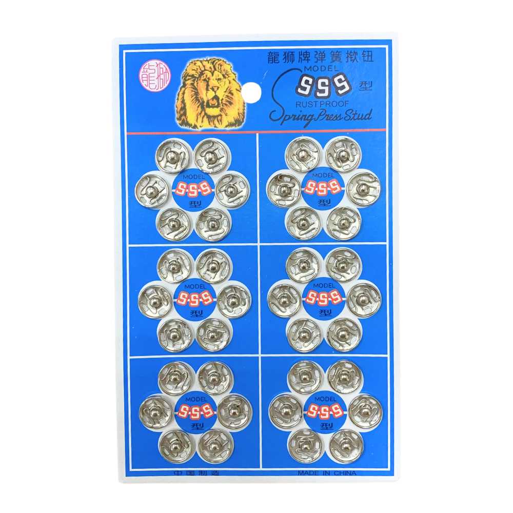 Colchete de Pressao de Metal - Maluli Armarinhos