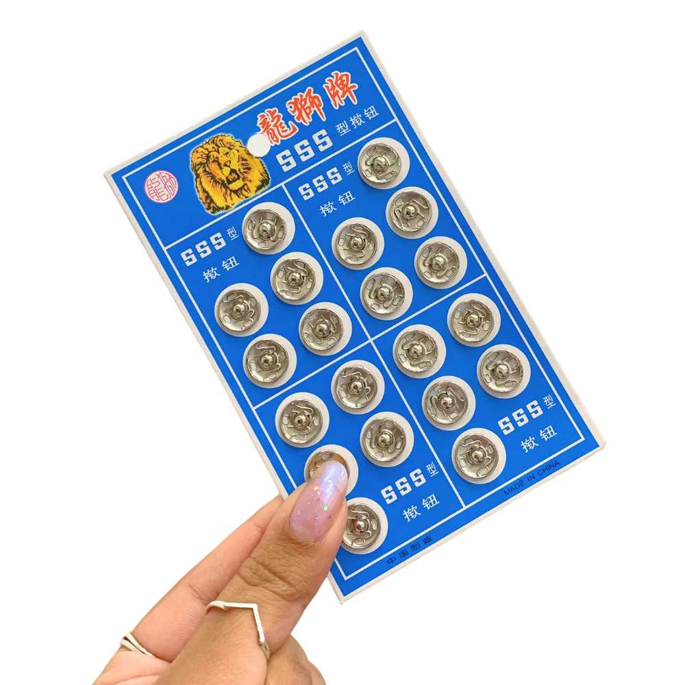 Colchete de Pressao de Metal - Maluli Armarinhos